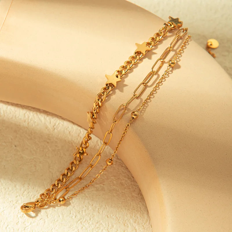 18K Gold Plated Vacuum Electroplating (In Furnace) 304 Stainless Steel ...